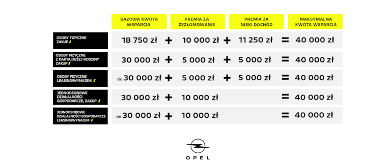 Dofinansowanie do samochodów elektrycznych